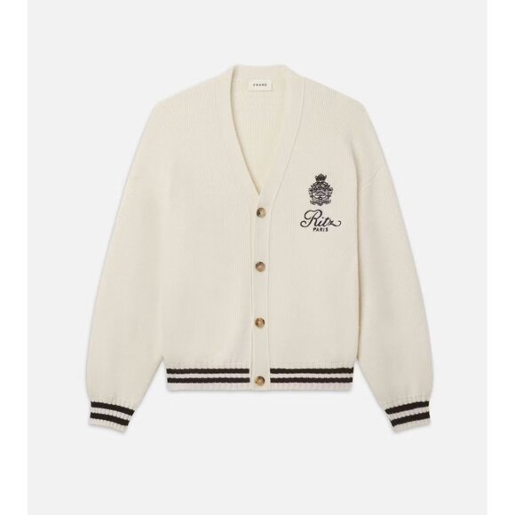 Frame x Ritz Paris | Sweaters | Frame Ritz Embroidery Cashmere Cardigan ...